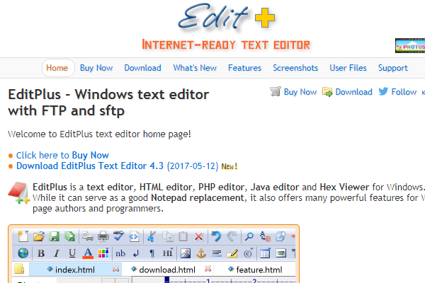 에디트 플러스 사용하기 | wpbox.kr